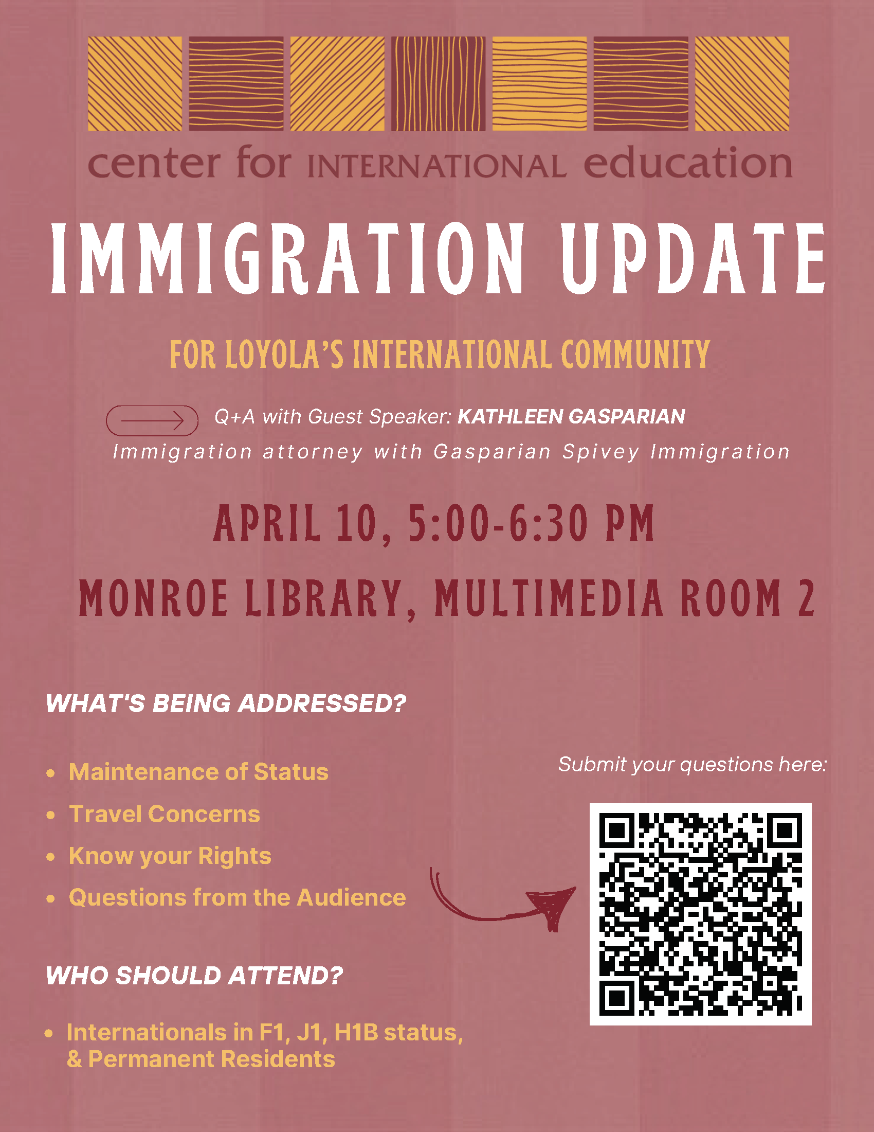 Immigration Update for Loyola's Internationals | Loyola University New ...